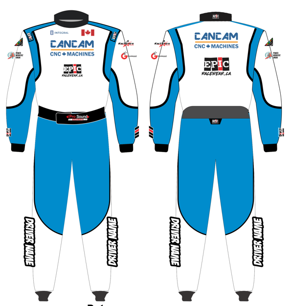 Can Cam Pro Sound Racing Team Custom Dye Sub Karting Suit cc1 – EPIC ...